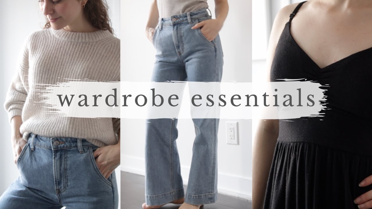 WARDROBE ESSENTIALS | versatile, minimalist basics - YouTube