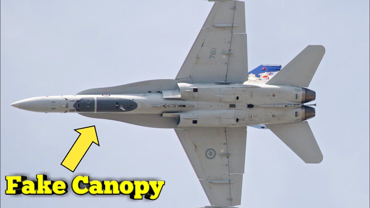 Why Fake Cockpit or Canopy Painted Outside Fighter Aircrafts ? | Fake ...