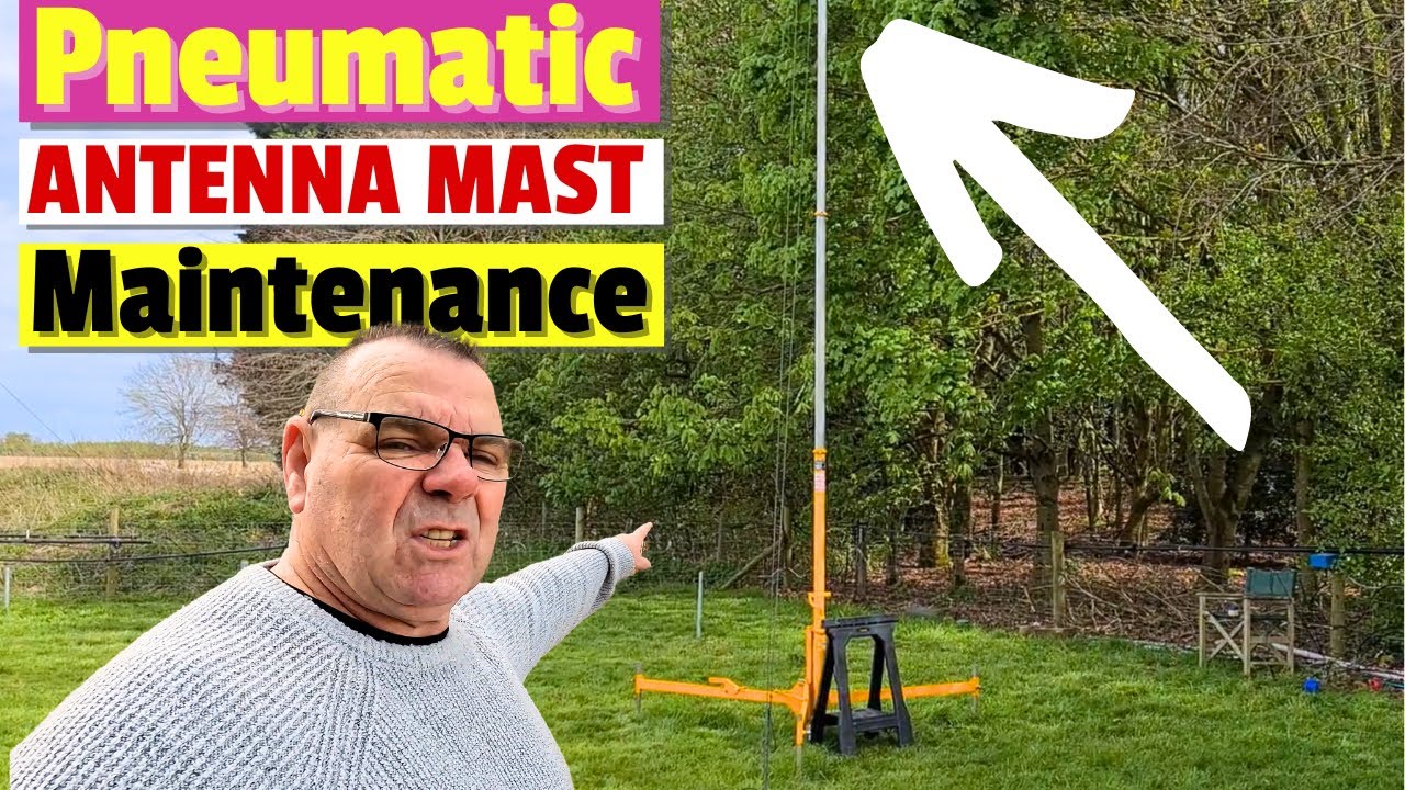 This is a Clark Mast for Antennas - It Pumps Up - YouTube
