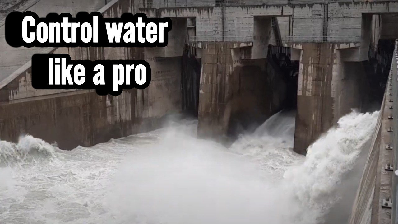 CONTROL WATER LIKE A PRO! Water Management in HYDRO Dam - YouTube