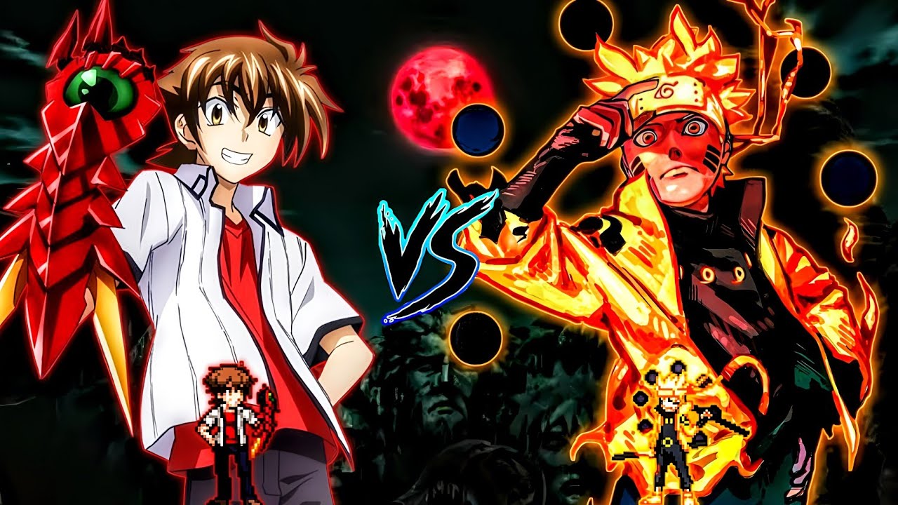 Issei Hyoudou (New) VS Naruto V3 (all form) in Jump Force Mugen - YouTube