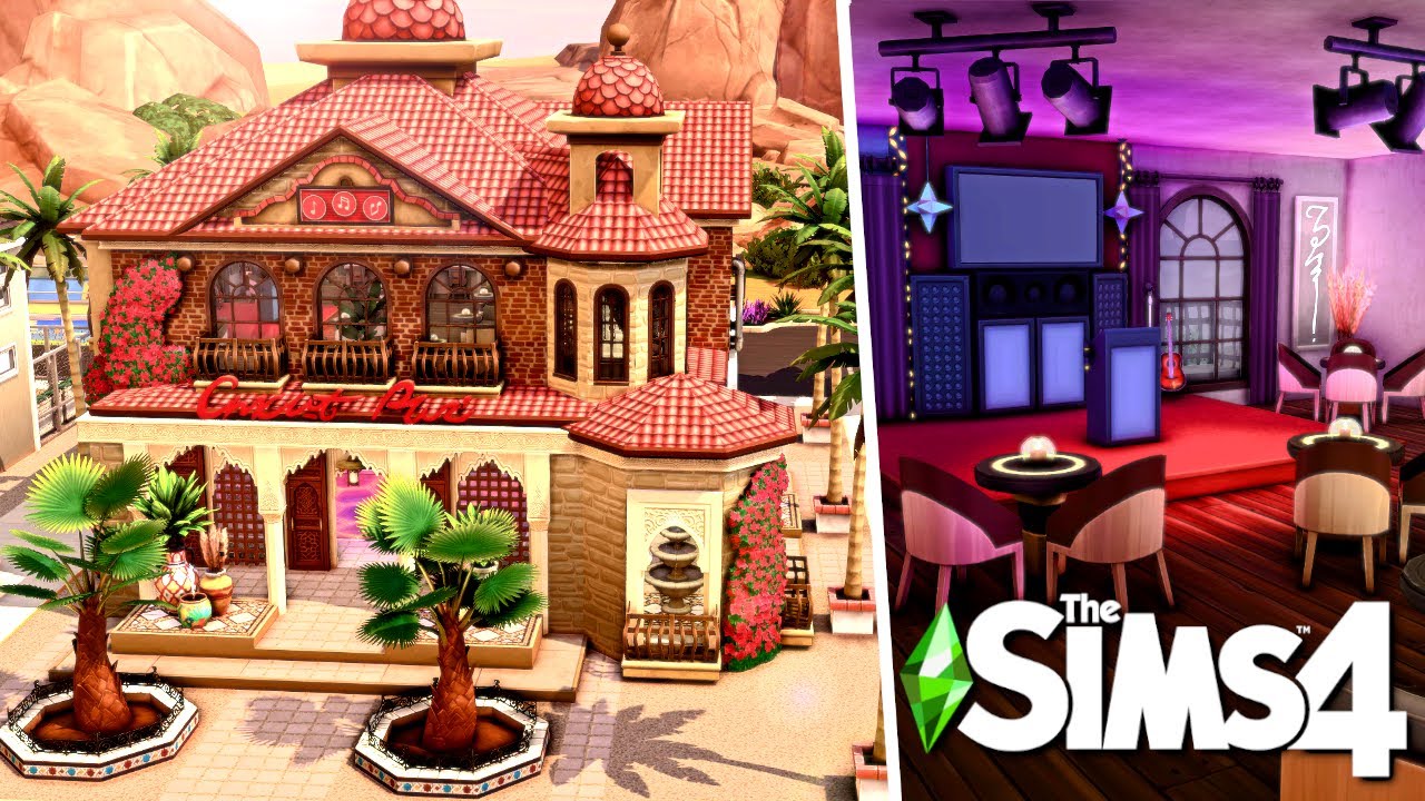 SOLARIS NIGHTCLUB & KARAOKE BAR 🎶 Rebuild Oasis Springs || The Sims 4 ...
