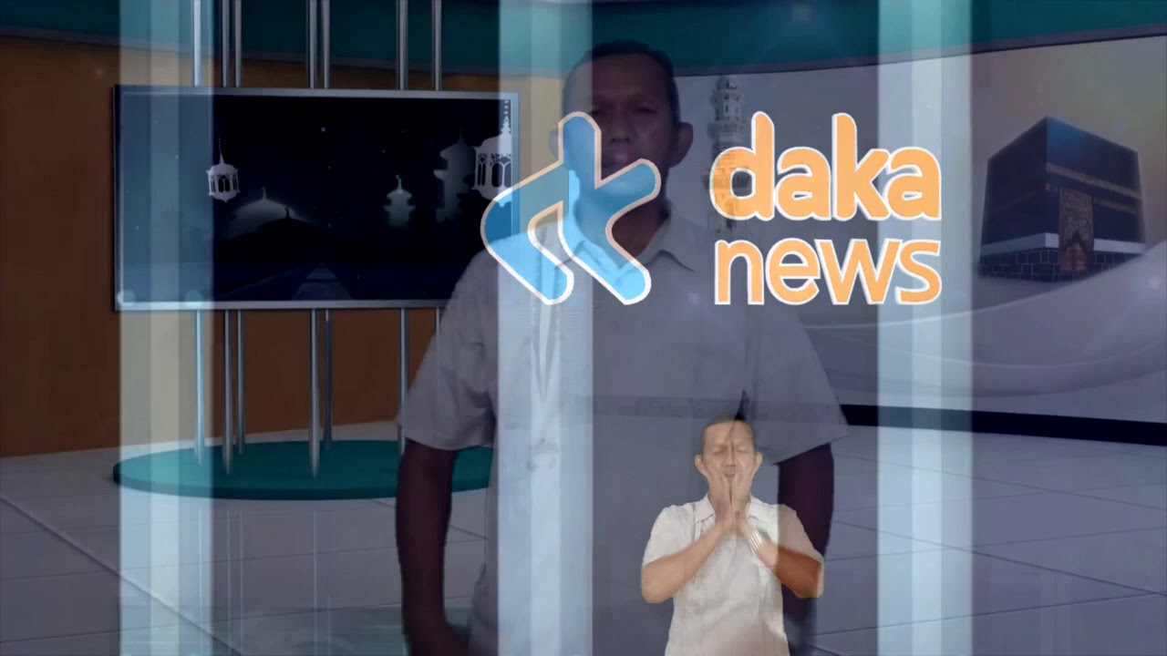 Layar Hijau, studio virtual daka news dalam percobaan - YouTube