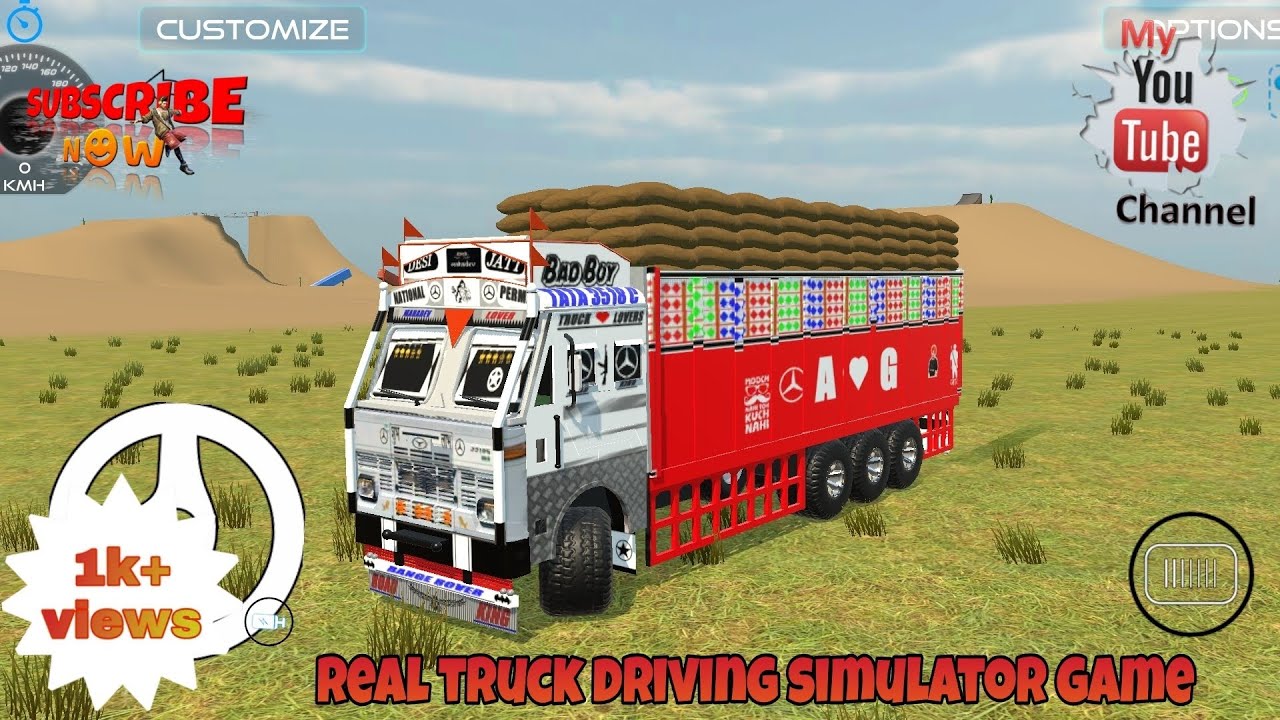 Real Indian truck driving simulator game 🎮 - YouTube