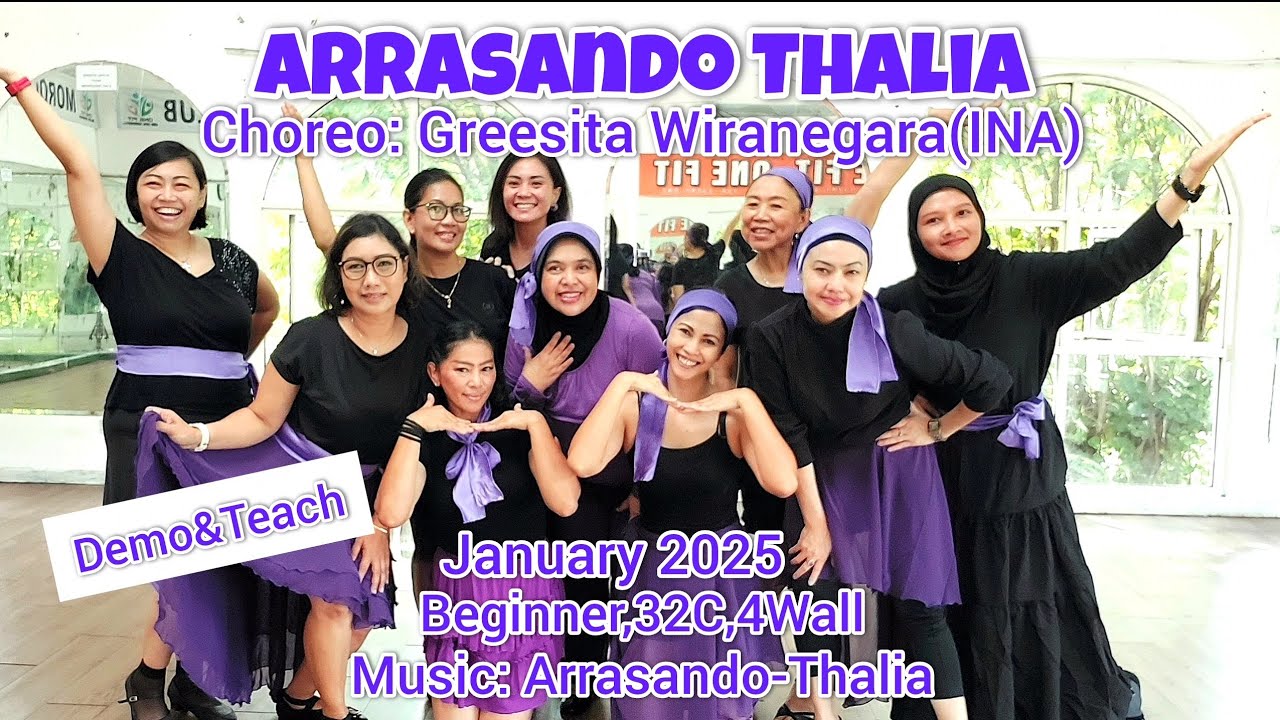 Arrasando Thalia-Line Dance.Choreo:Greesita Wiranegara(INA).January ...