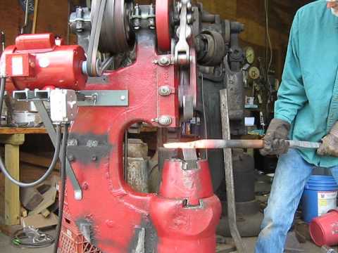 25 LB. LITTLE GIANT POWER HAMMER DRAWING DEMO. # 43 - YouTube