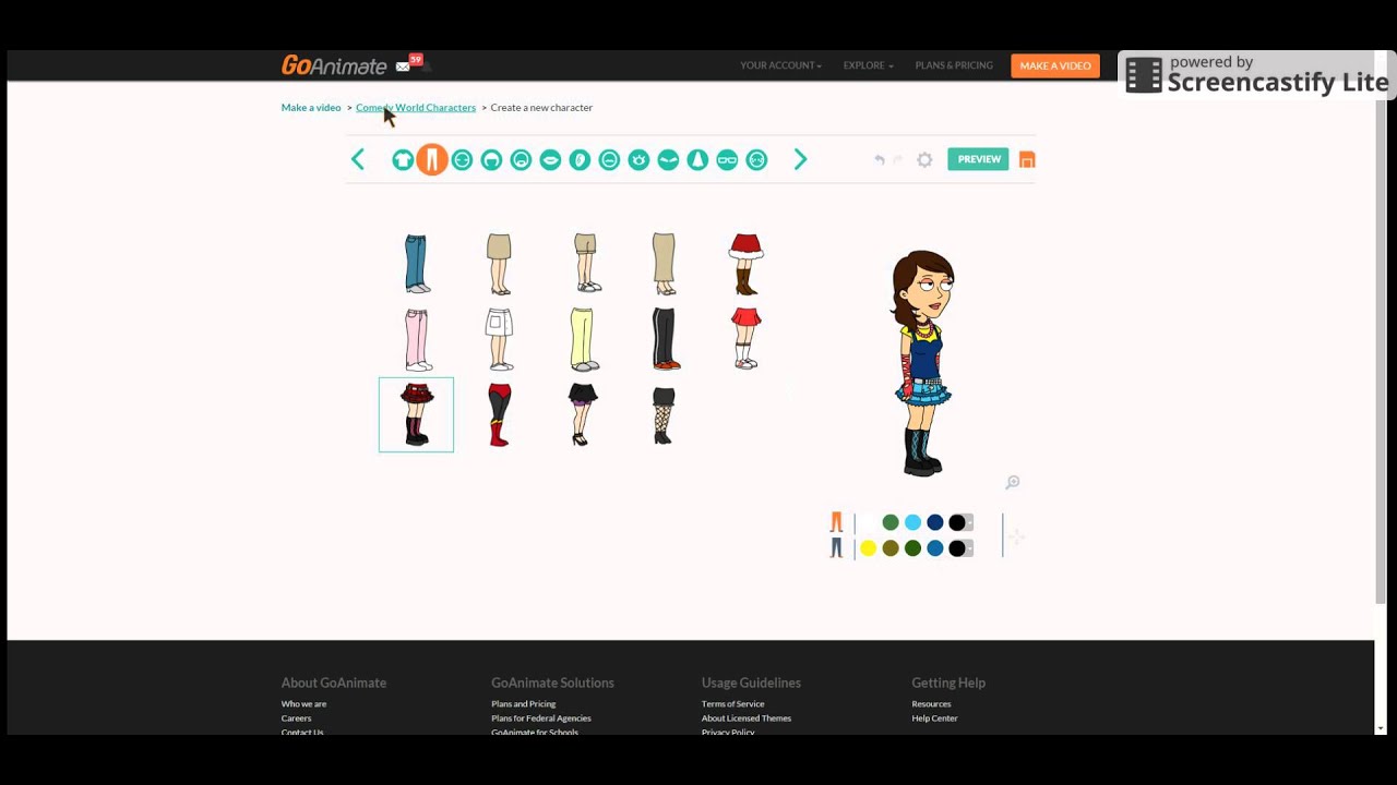 How To Make Flora On GoAnimate - YouTube