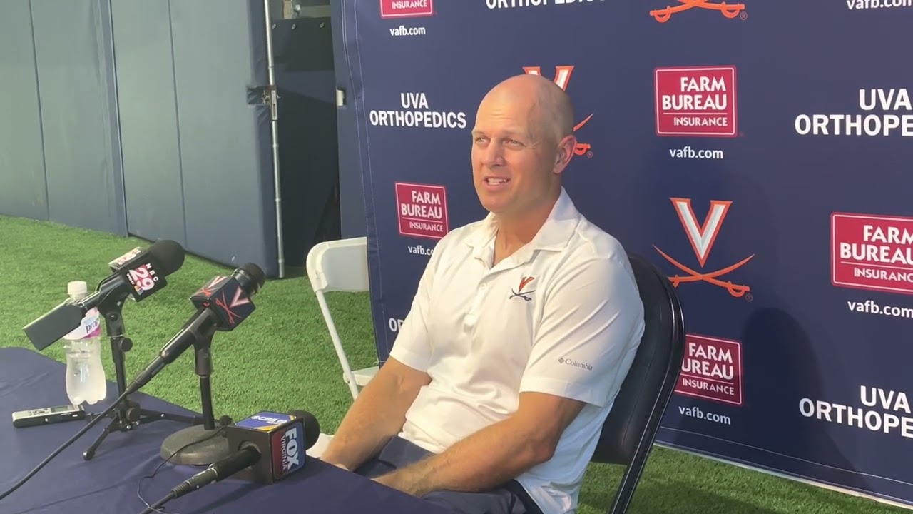UVA DC John Rudzinski evaluates defense after Aug. 18 practice - YouTube