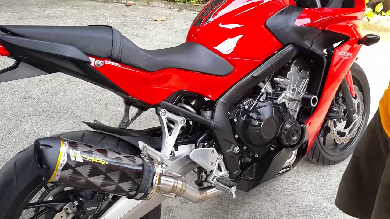 ท่อ full system CBR650F - YouTube