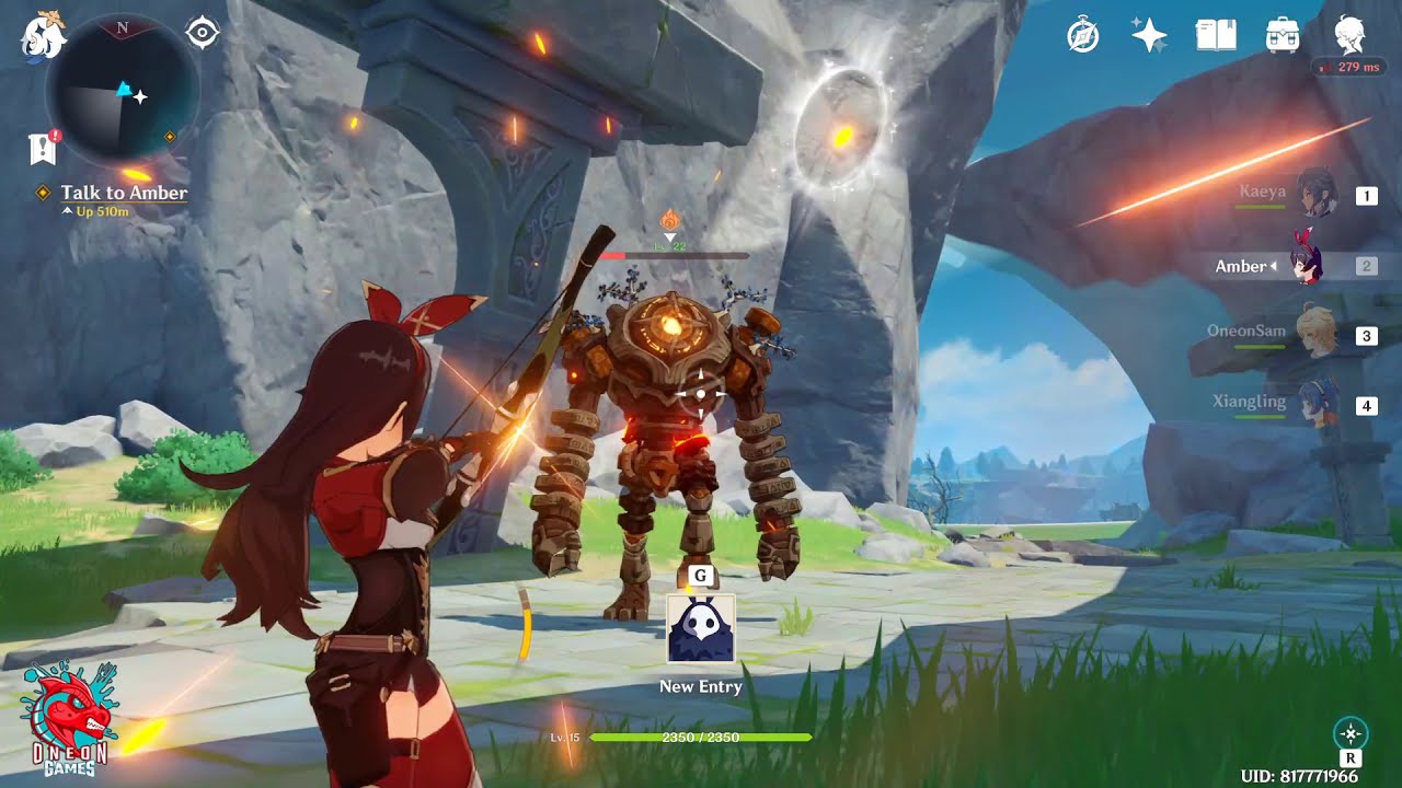 Genshin Impact - Defeat the Ruin Guard - No Damage - YouTube