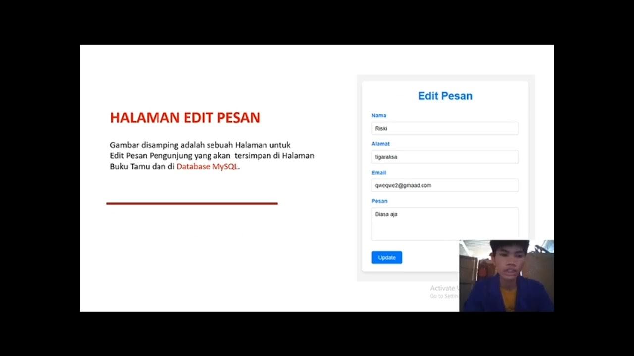 PROGRAM SEDERHANA BUKU TAMU MENGGUNAKAN PYTHON DAN MySQL - YouTube