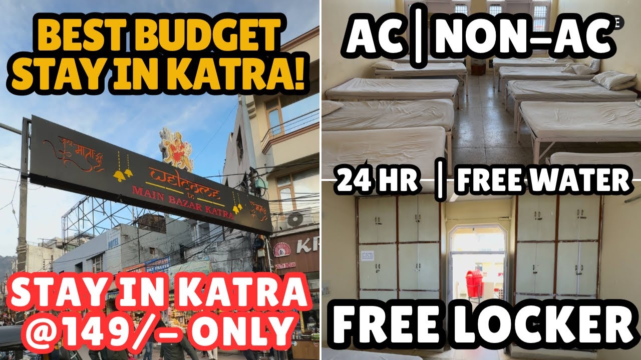 Vaishno Devi Trikuta Bhawan Dormitory Stay | ₹150 Per Bed | Free Locker ...