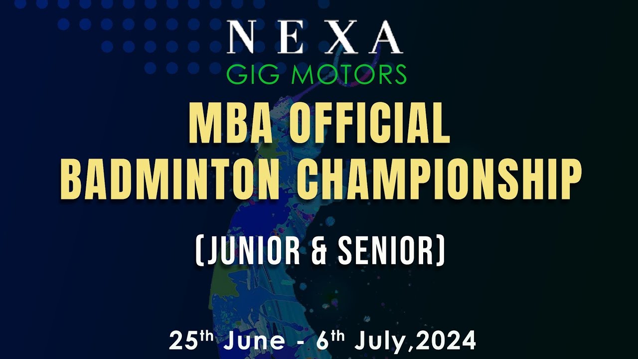 NEXA GIG Motors MBA Official Championship 2024 Live Draw - YouTube