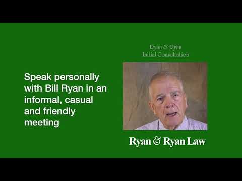 Ryan & Ryan Law Initial Consultation with William J. Ryan - YouTube