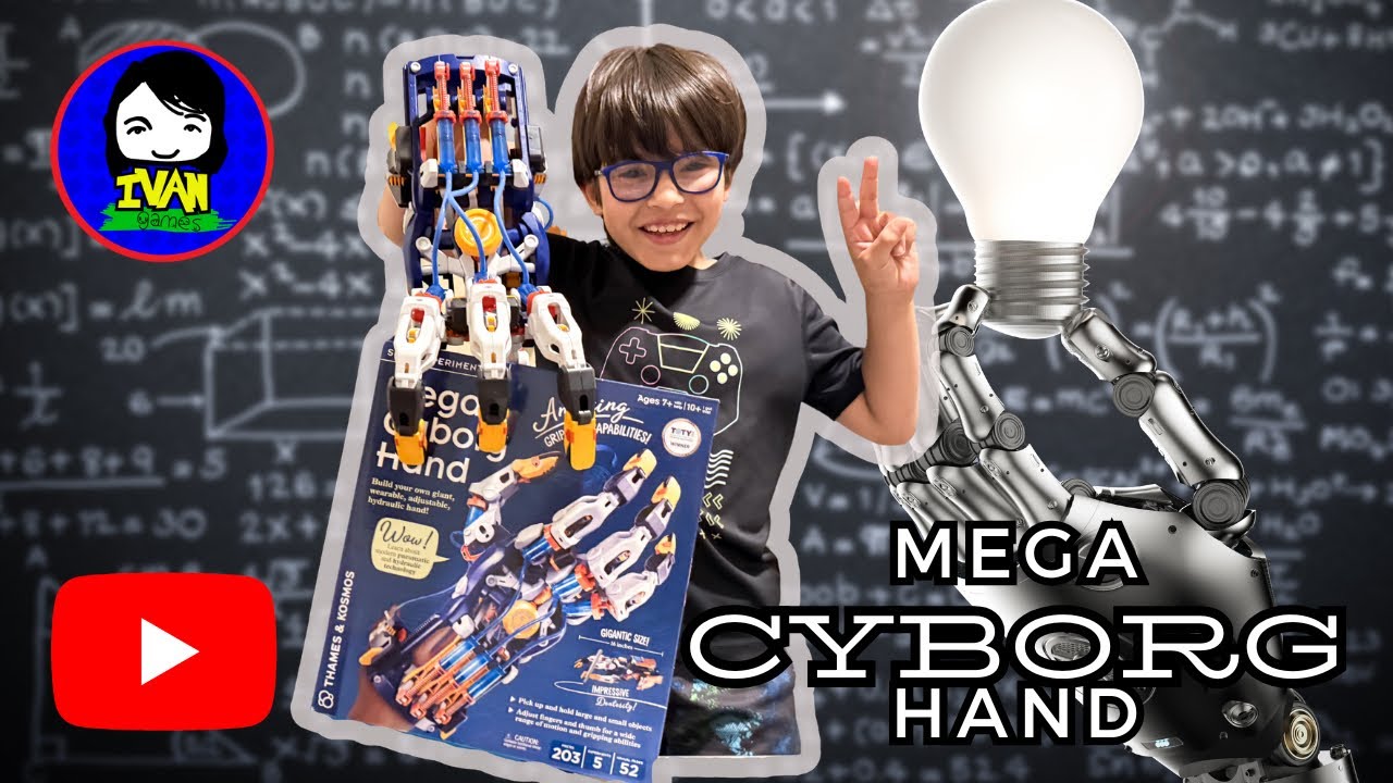 MEGA CYBORG HAND | Arme una Mano Cyborg Increible | Unboxing, Build ...