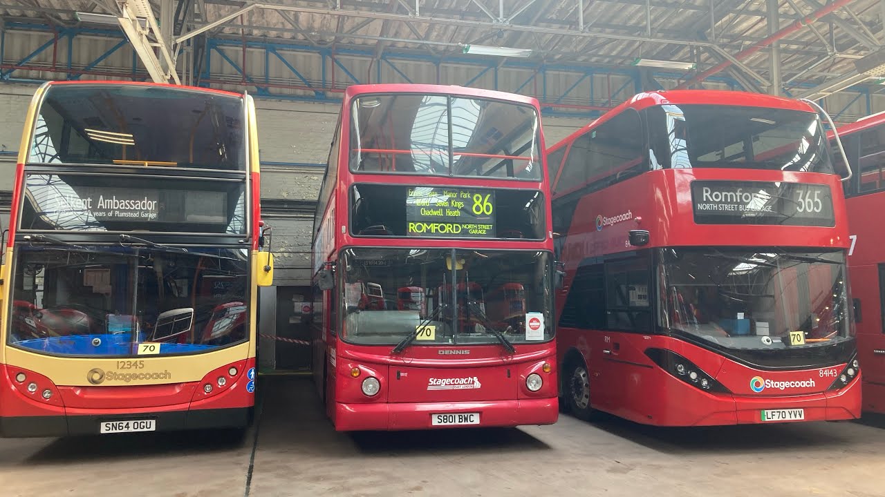 Romford bus garage open day ibus - YouTube
