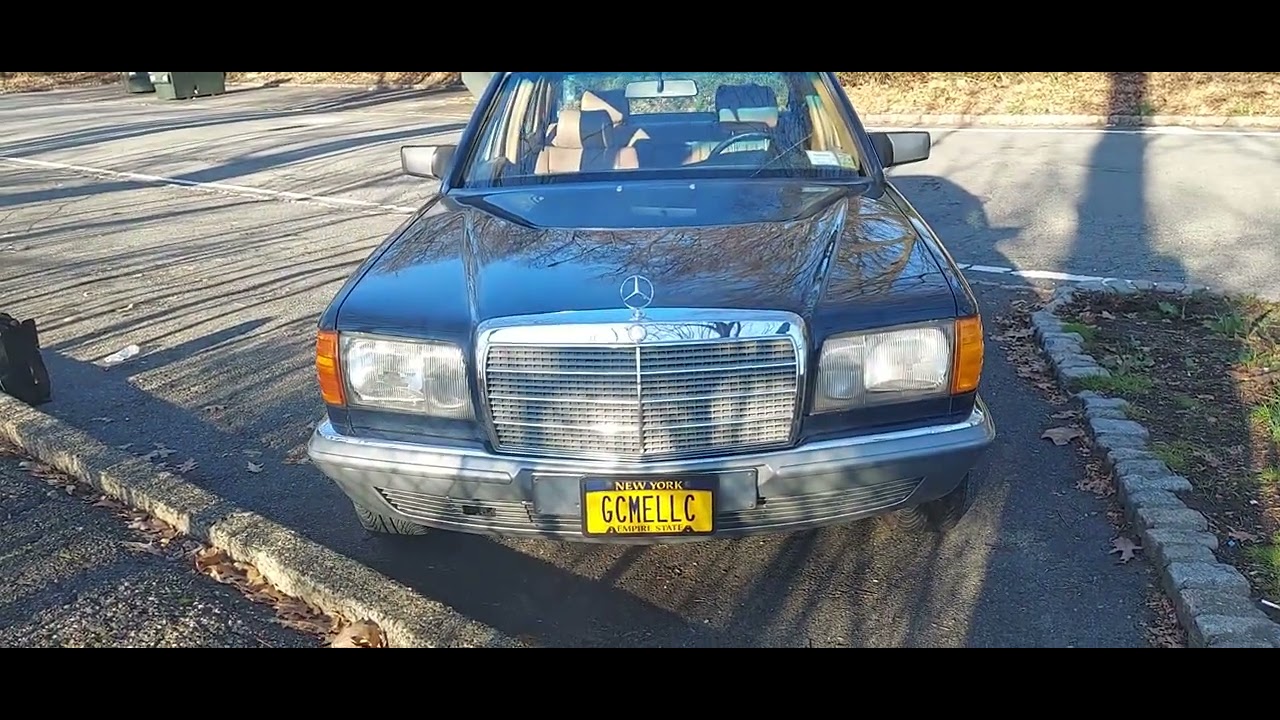 1985 Mercedes Benz 500 SEL European import! - YouTube