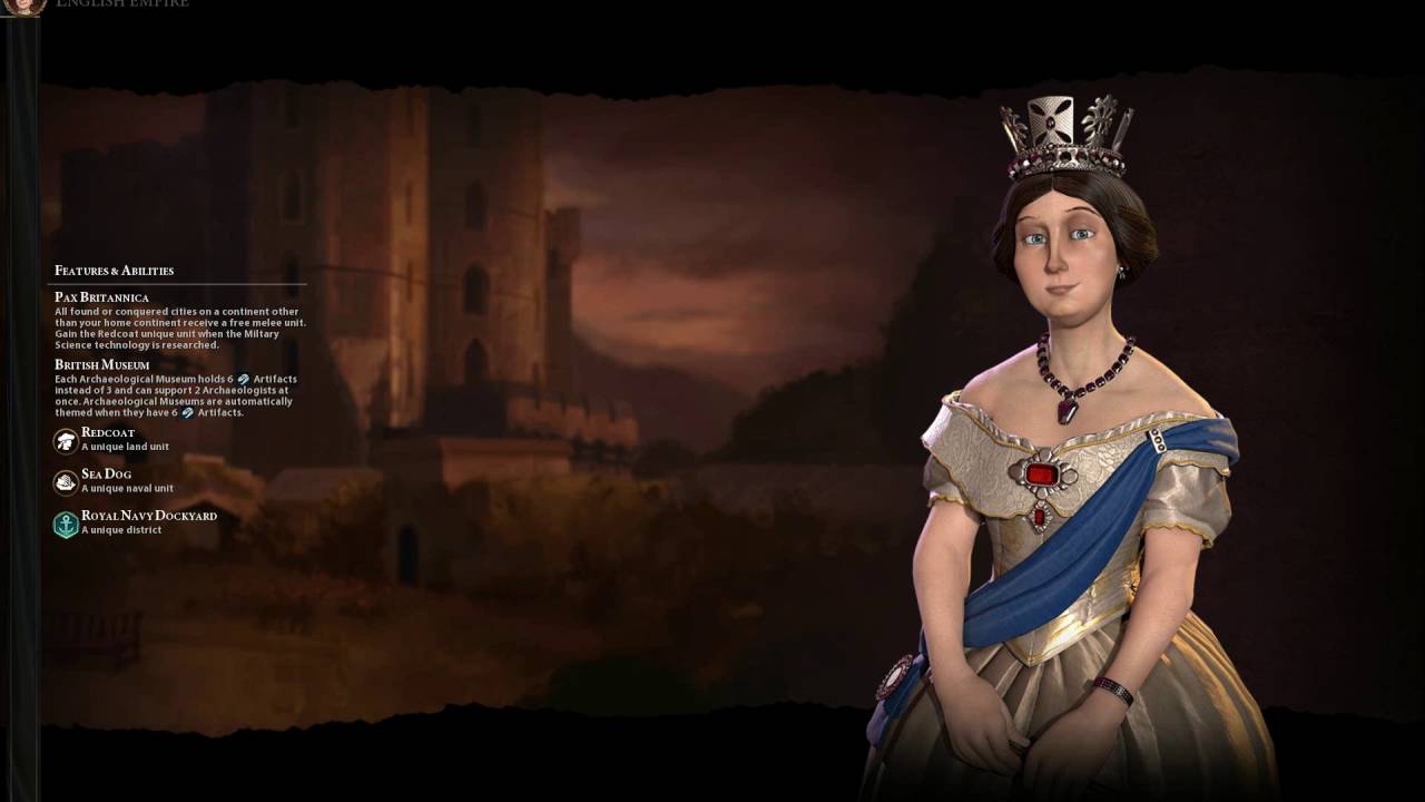 Civ 6 England (Victoria) Theme music -Ancient era - YouTube
