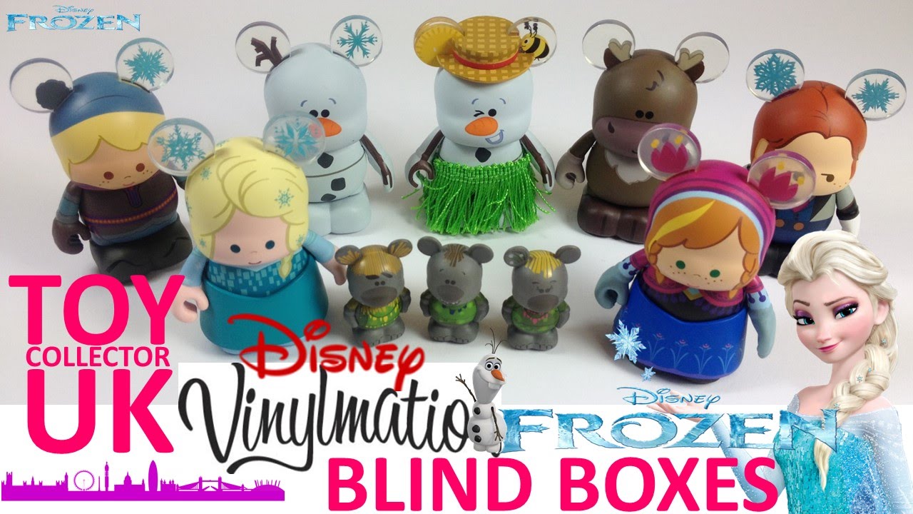 Frozen Vinylmation! Unboxing Complete Set Of Disney Frozen Vinylmation ...
