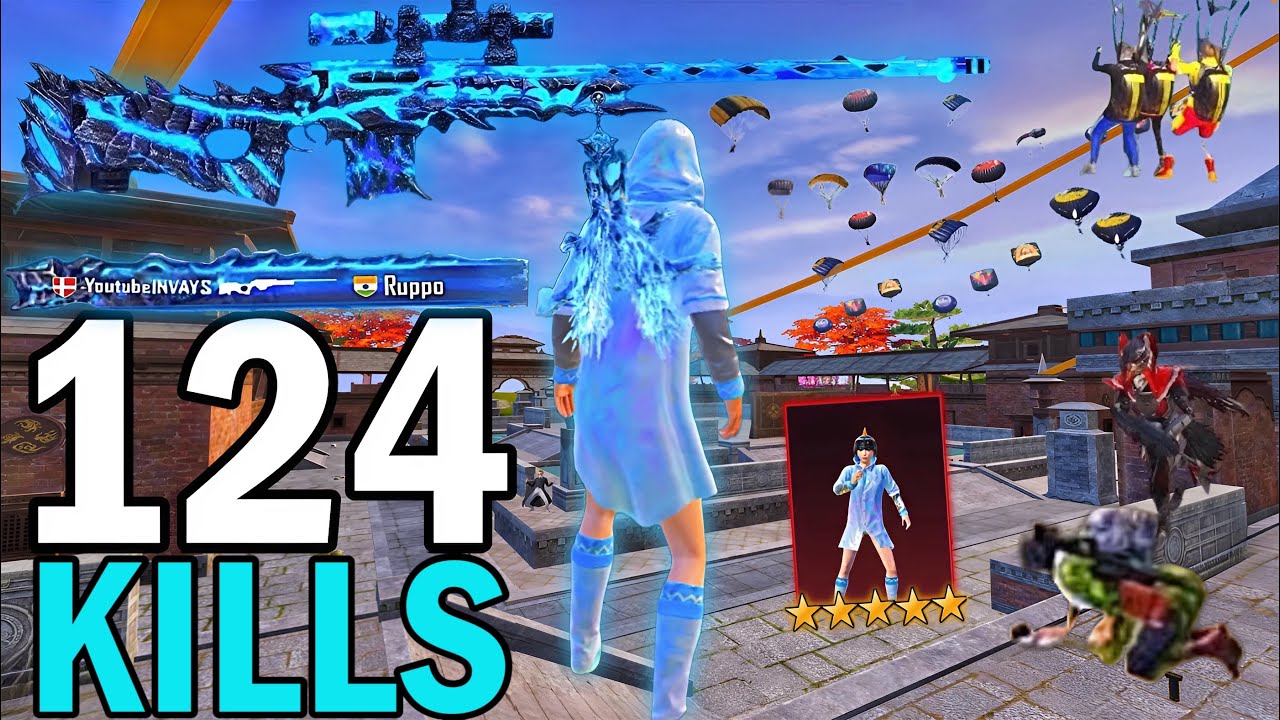 124 KILLS!🔥MY BEST LOOT GAMEPLAY with GLACIER SET😈SAMSUNG,A7,A8,J2,J3,J4,J5,J6,J7,XS,A3,A6 - YouTube