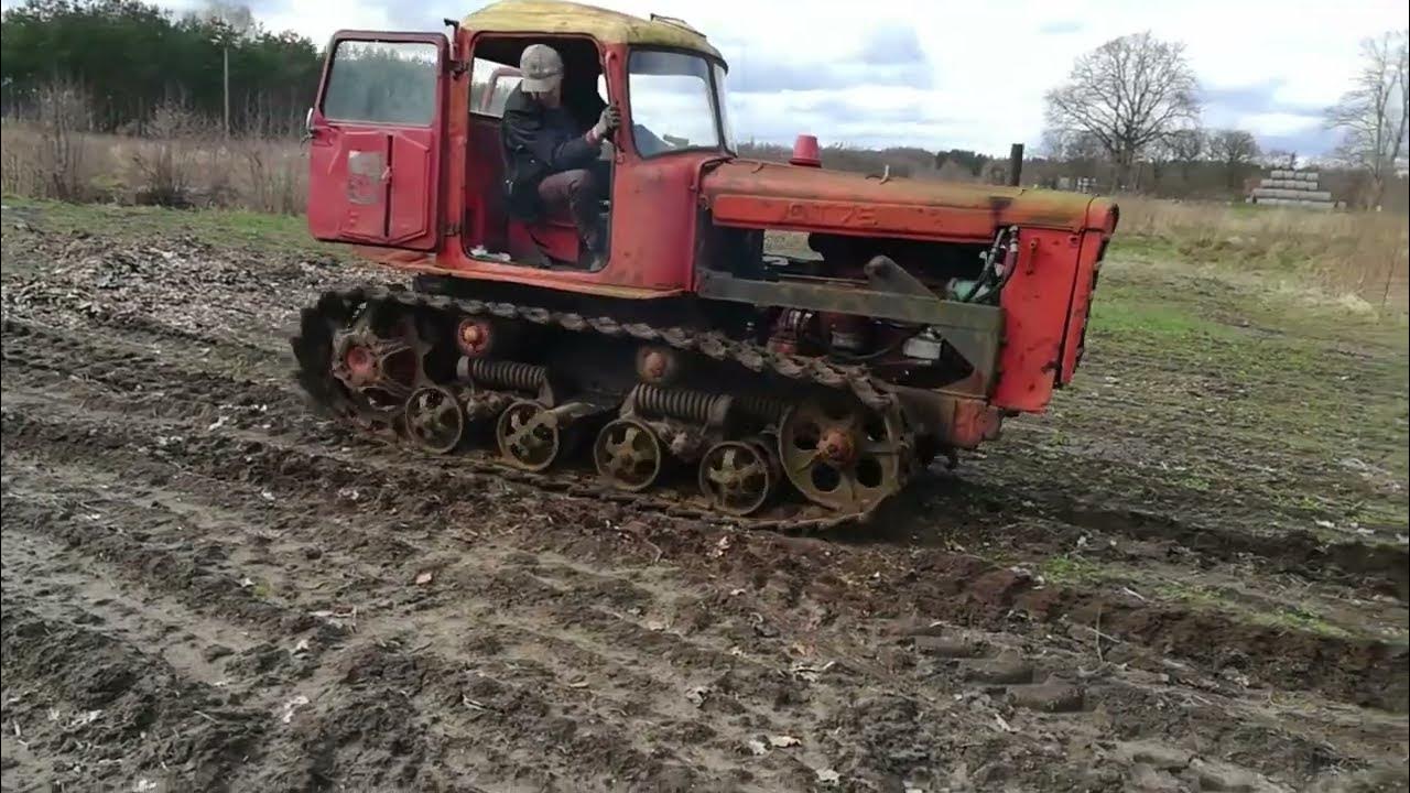 DT 75 Rosyjski ciągnik Legenda - YouTube