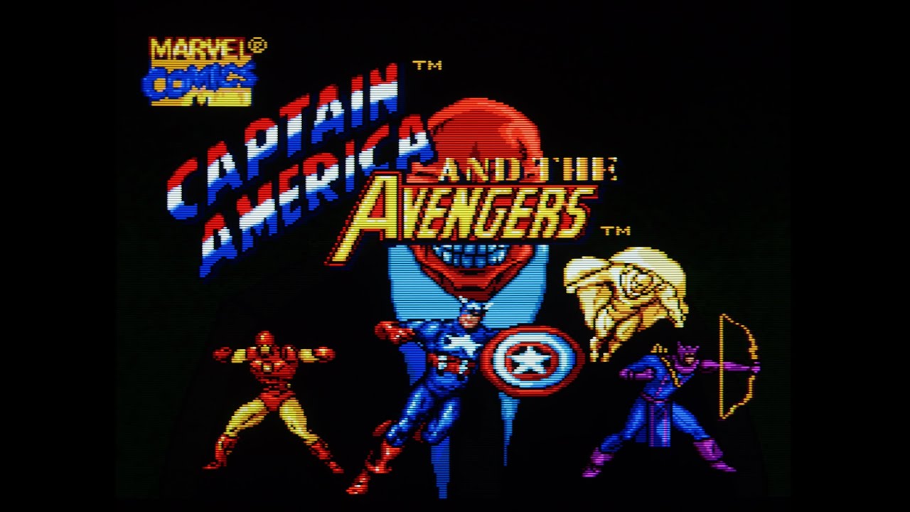 Captain America and the Avengers Intro (SNES) - Sony BVM-D32 (Reference ...