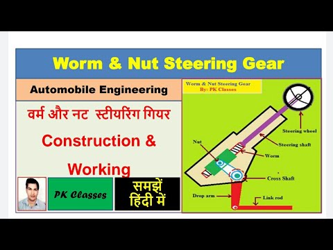 Worm & Nut Steering Gear (हिन्दी) - YouTube