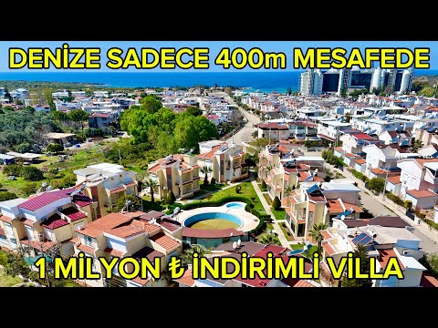 ‼️1 MİLYON ₺ İNDİRİM ‼️Didimde Satılık Sadece 400 mt Havuzlu Sitede Eşyalı Satılık Villa-No:528