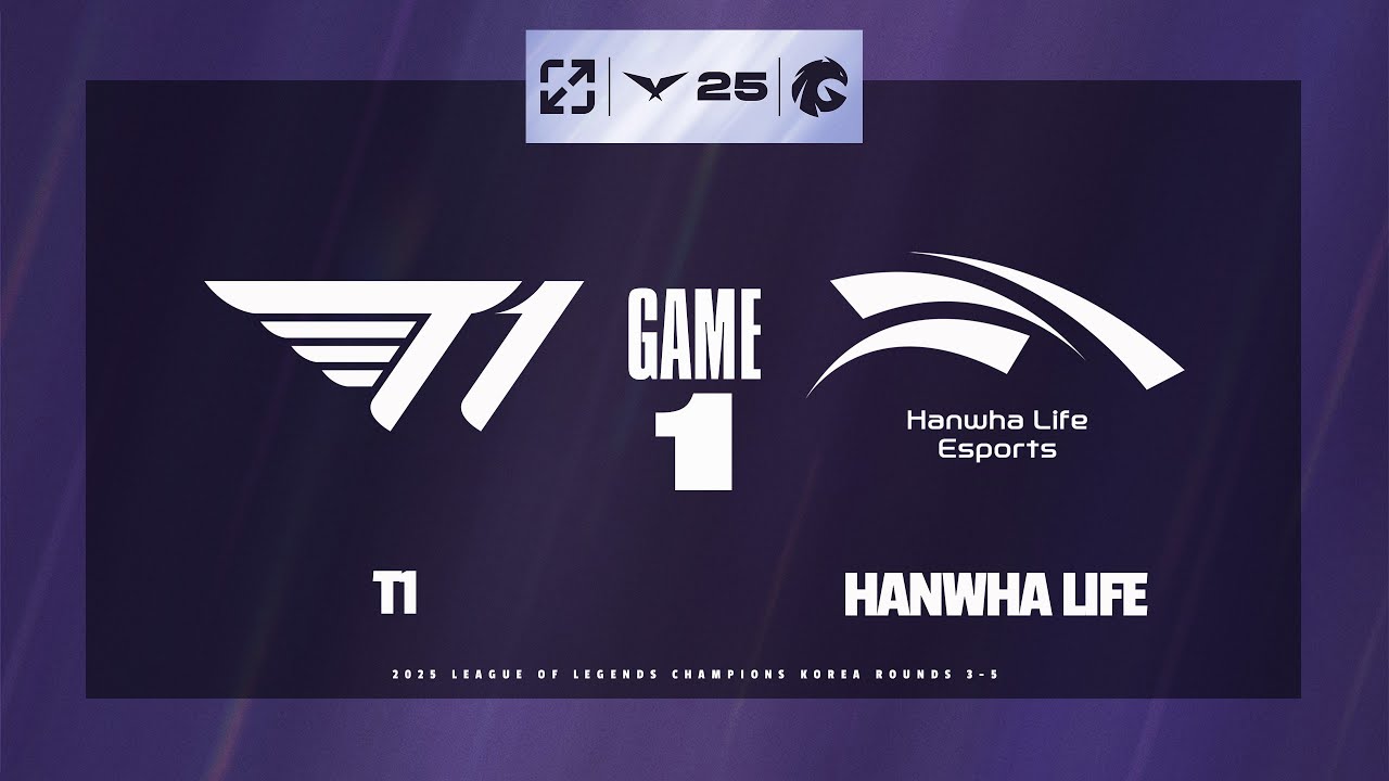 [LCK]【T1 vs HLE】第一局速看丨2025LCK第五轮丨20250827 - YouTube