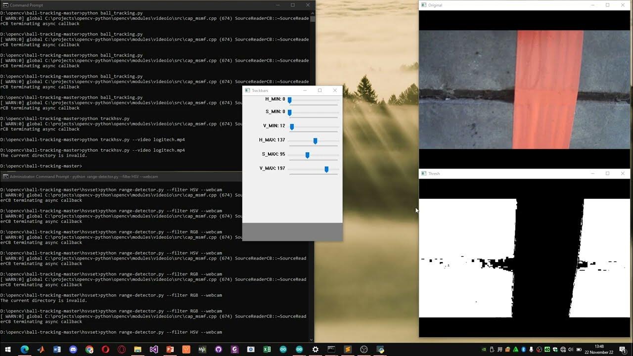 Line Tracking OpenCV Python Pt 1 - YouTube