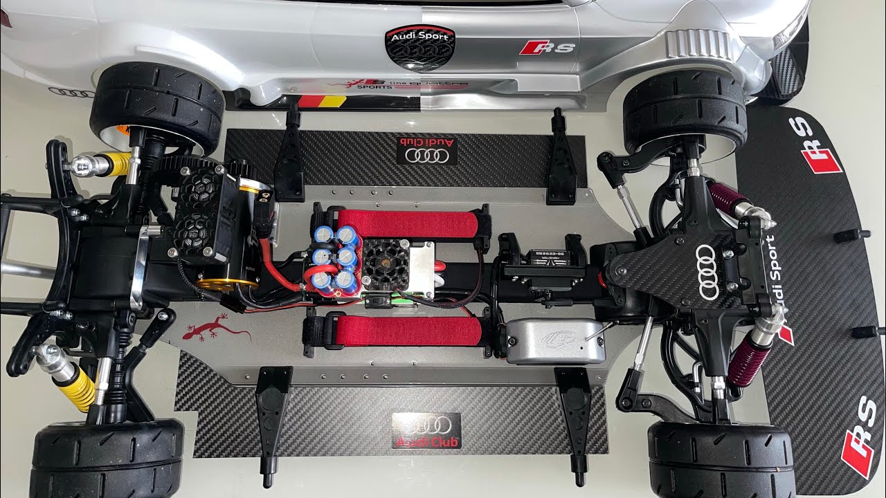 DIY carbon fiber kit for 1/5 scale Rc car Audi rs 5 dtm fg sportsline ...