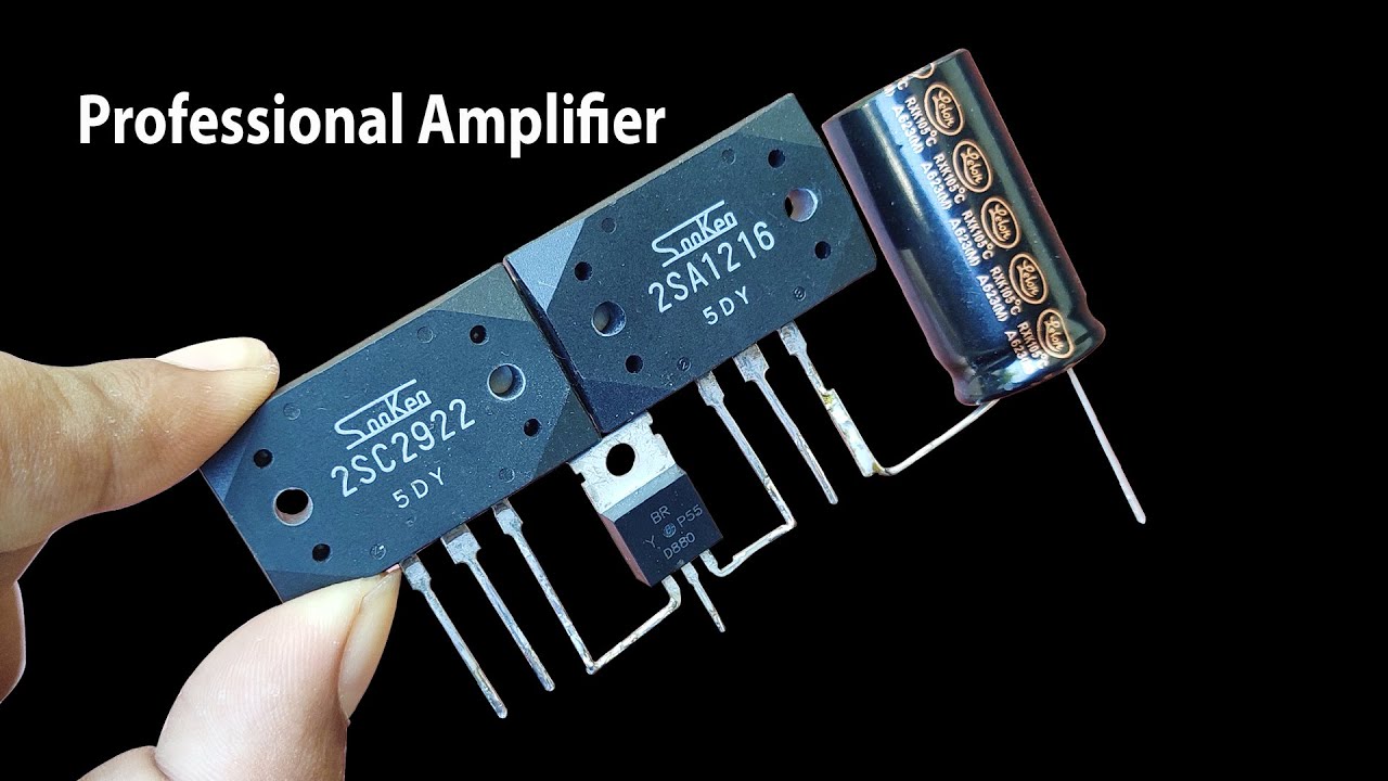 How To Make High Power Amplifier Circuit - YouTube