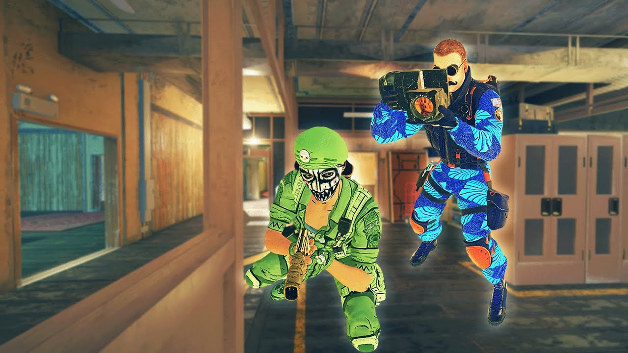 8 minutes of fun on rainbow six siege - YouTube