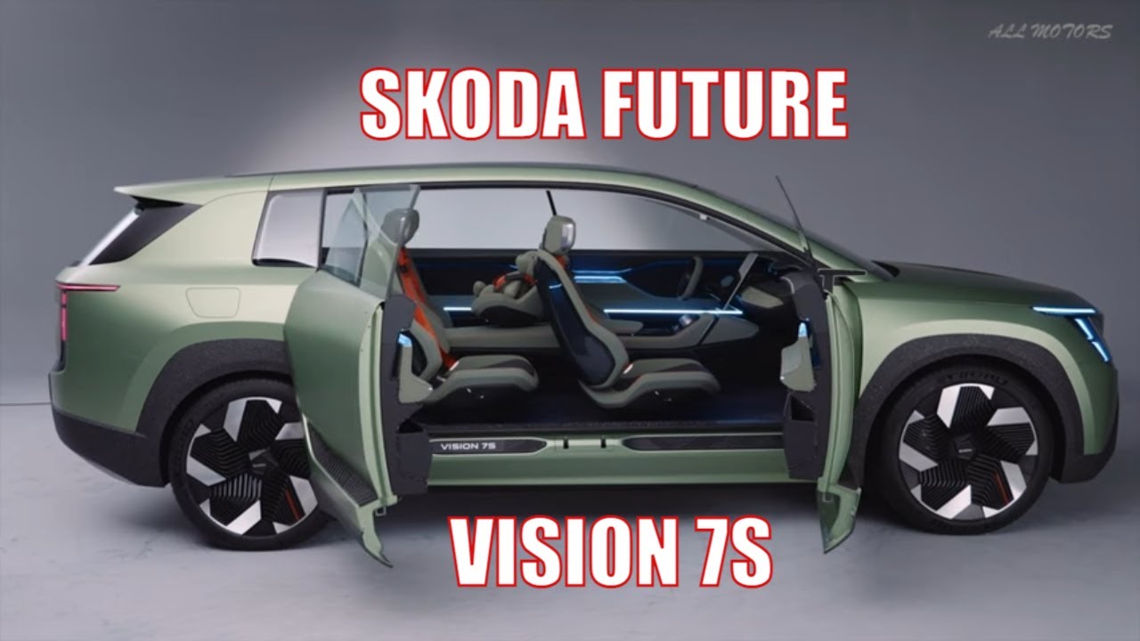 The SUV of the FUTURE - SKODA VISION 7S - Electric Seven Seater - YouTube