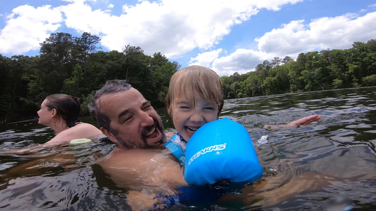 Lake day with the fam - YouTube