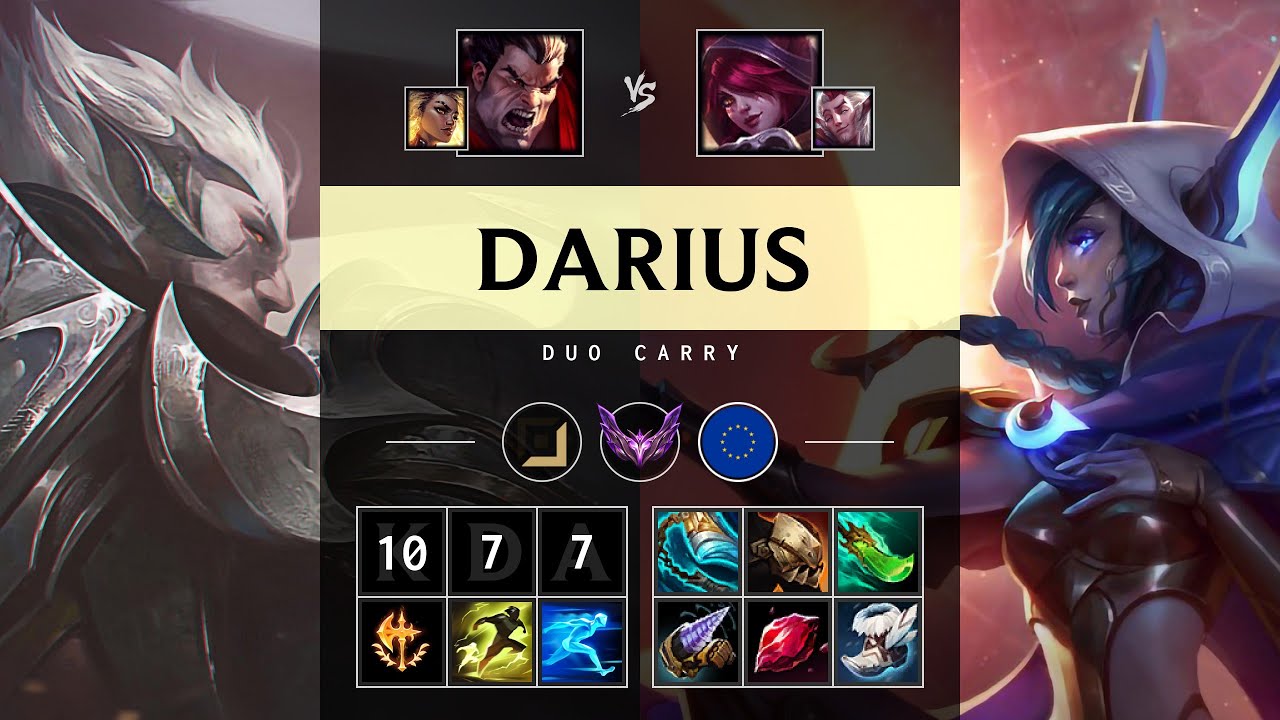 Darius ADC vs Xayah - EUW Master Patch 25.11 - YouTube