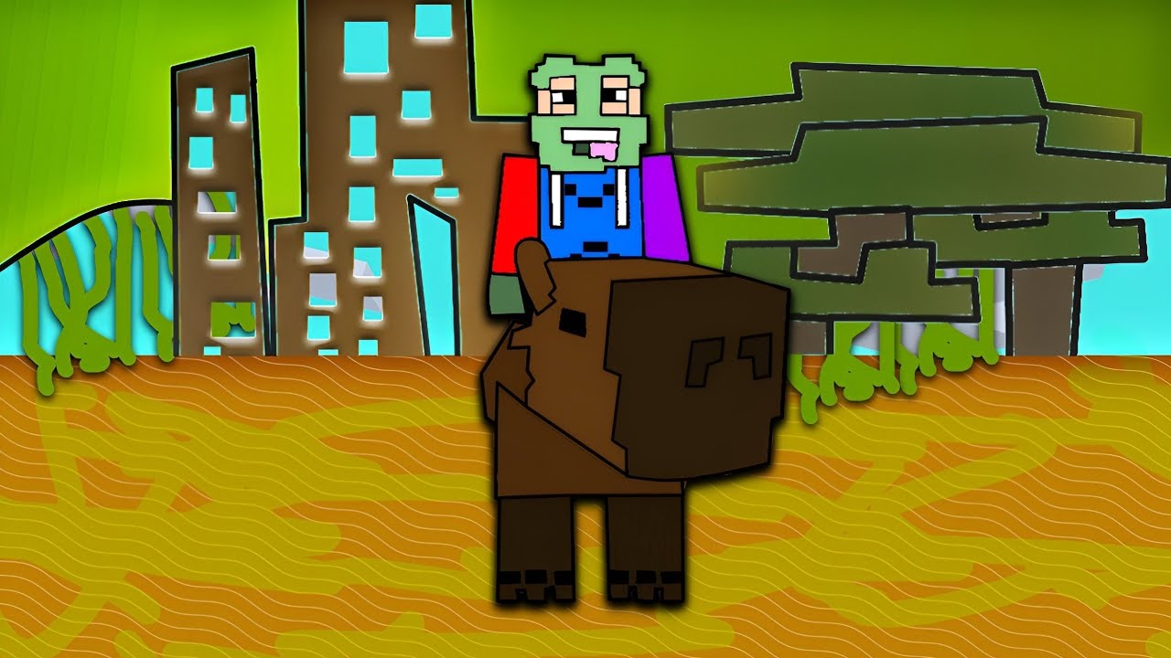 Domestiquei Uma Capivara No Minecraft! - YouTube