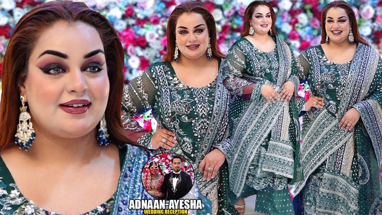 Fizah Khan Looking Stunning Arrive At Adnaan Shaikh-Ayesha Wedding ...