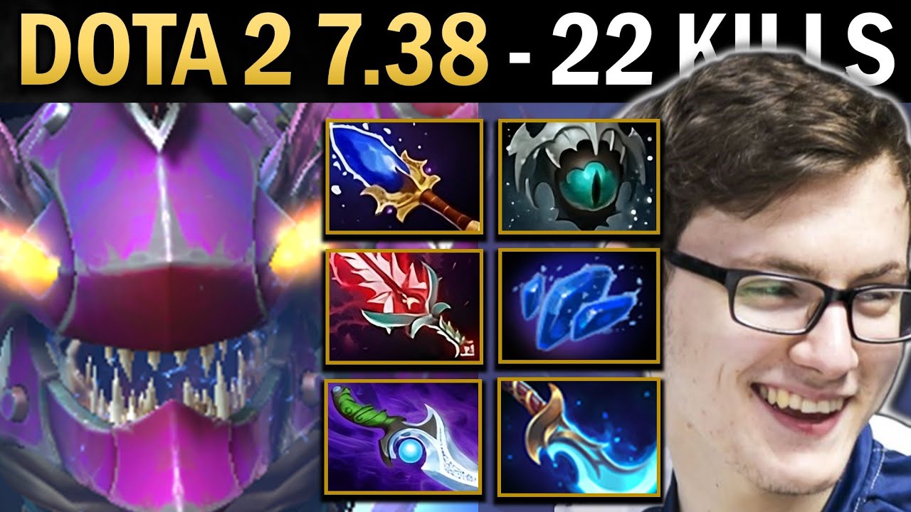 Slark Gameplay Miracle with 22 Kills and Skadi - Dota 7.38 - YouTube