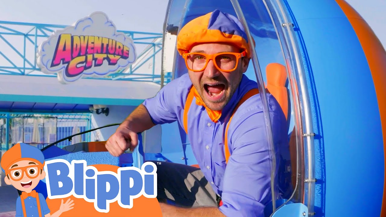 Adventures In The Blippi Mobile! | Vehicles For Children | Blippi Car ...
