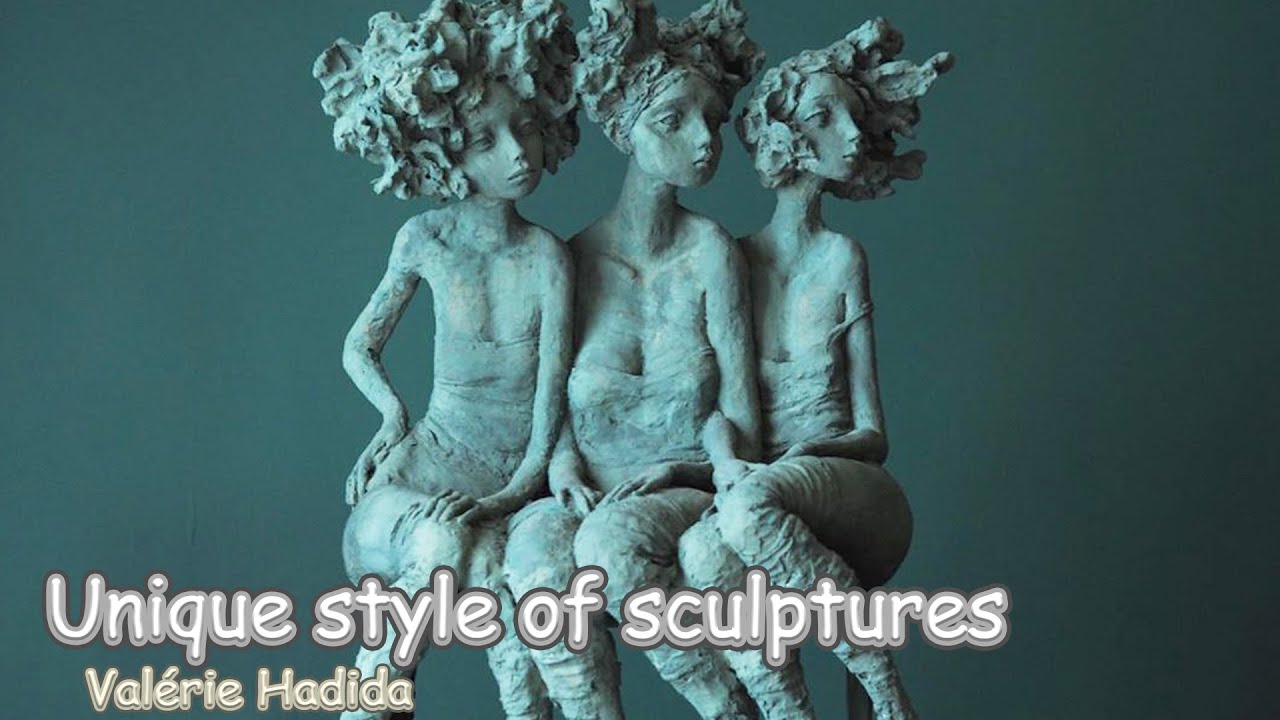 Unique style of sculptures, Valérie Hadida. - YouTube