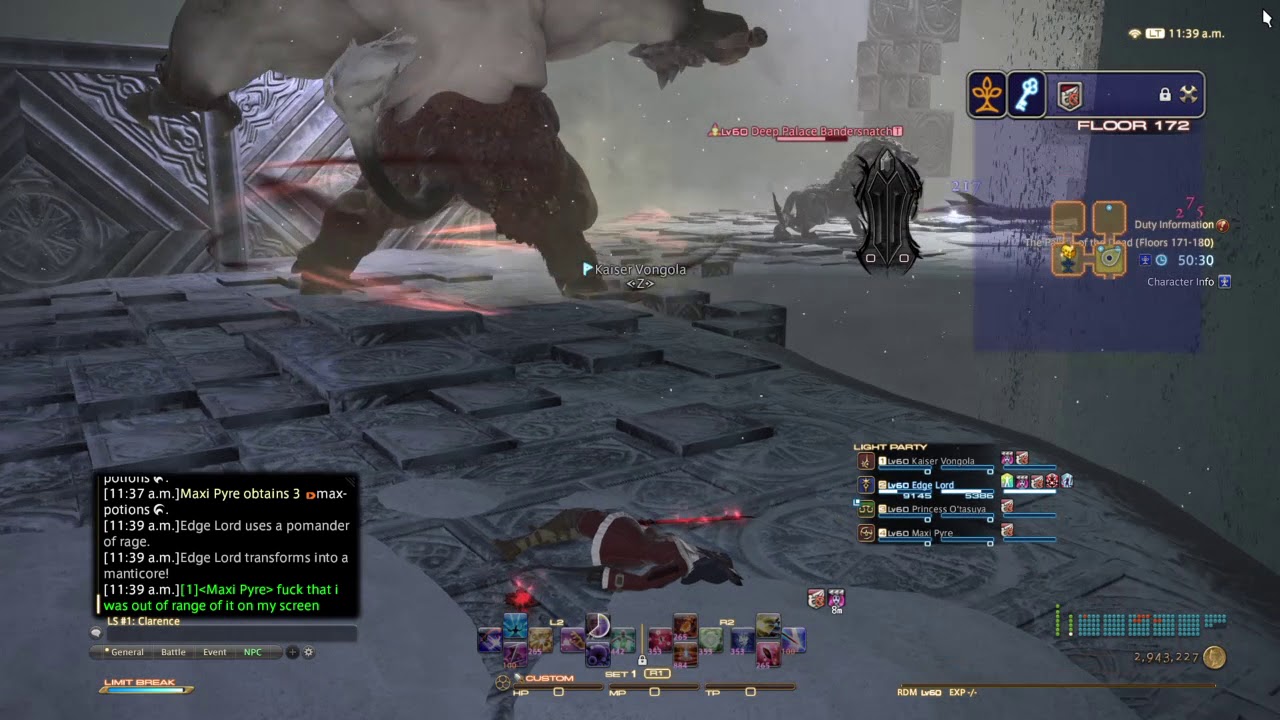 Final Fantasy XIV - POTD wipe [172] - YouTube