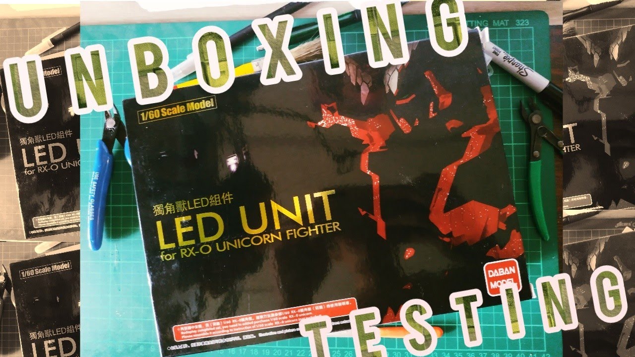 LED Unit for PG Unicorn (Daban): #Unboxing #Testing - YouTube