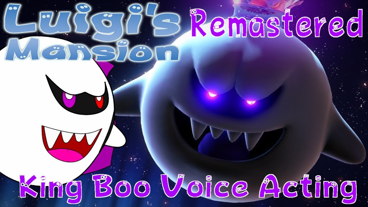Luigi's Mansion Series: Voice Acting as King Boo Remastered (Halloween ...