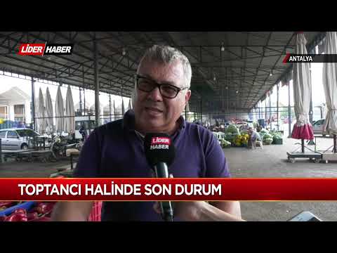 Toptancı halinde son durum