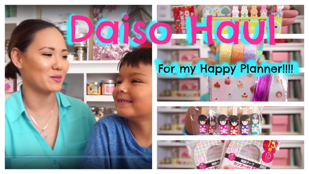 Huge Planner Haul: Daiso!!!! - YouTube