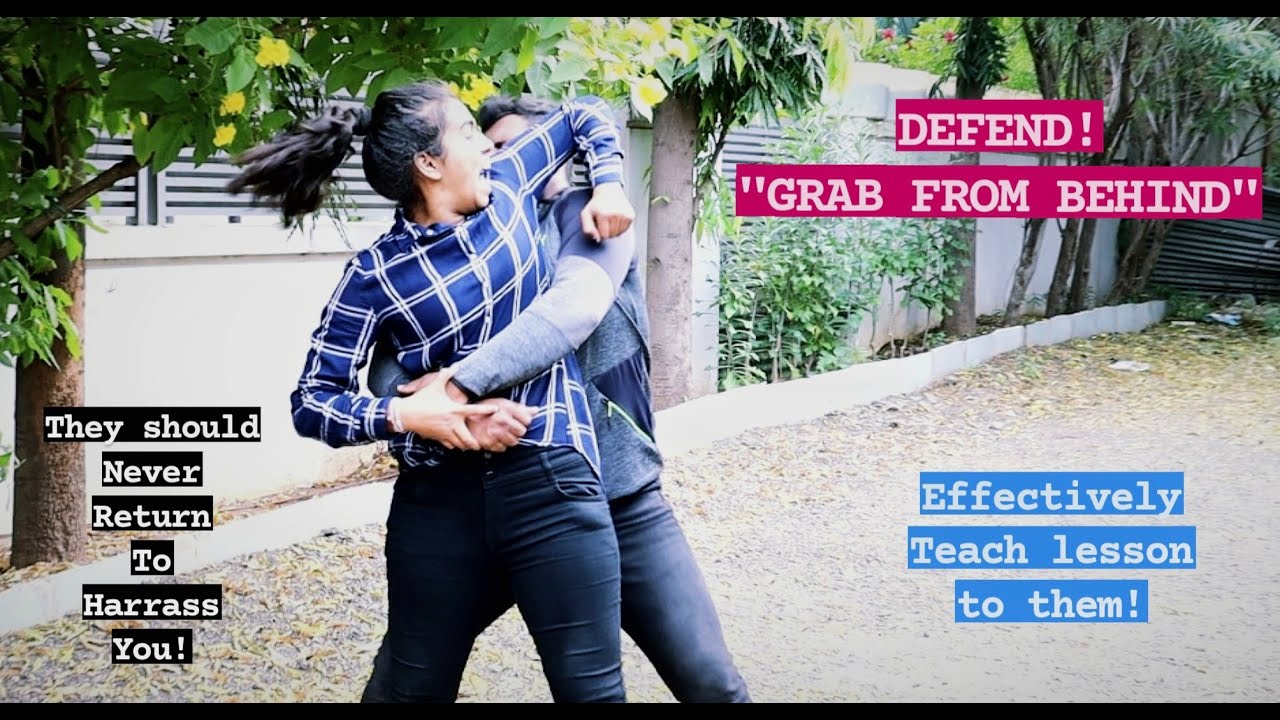 Girls Power | Self Defence for Girls | Defend - Grab from Behind ...