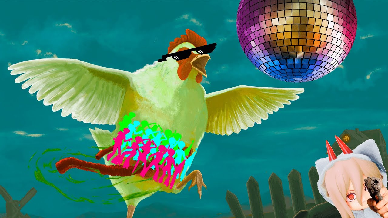 El Baile Furroyal de FIN DE AÑO de Los POLLOS ZOMBIES!! XD /// Super ...