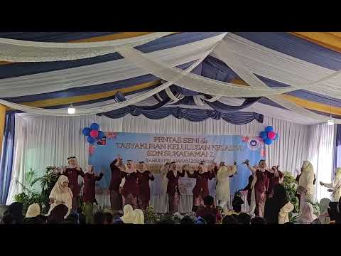 Unjuk kebolehan Ibuk-ibuk Guru - Pentas Seni & Tasakuran Kelulusan 2026