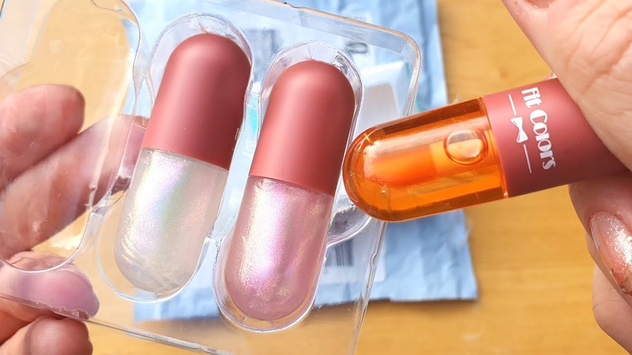 Chinese 3D Lip Glosses Gels from Amazon Unboxing - Fit Colors - YouTube